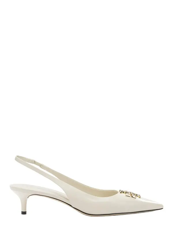 Tory Burch Heeled Slingbacks - White