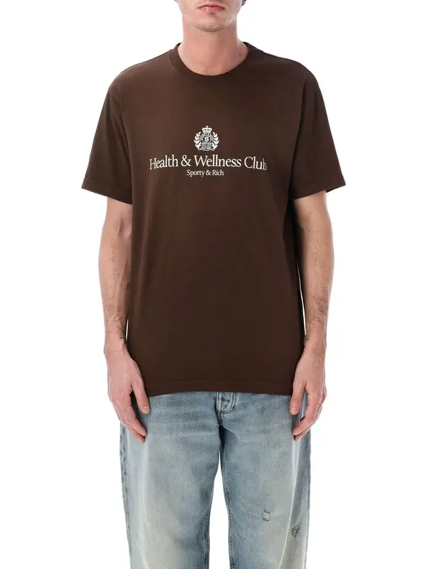 SPORTY & RICH T Shirts And Polos - Brown