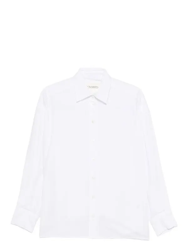 Closed Cotton Regular Fit Shirt - White