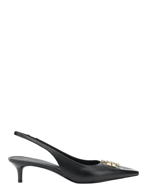 Tory Burch Heeled Slingbacks - Black