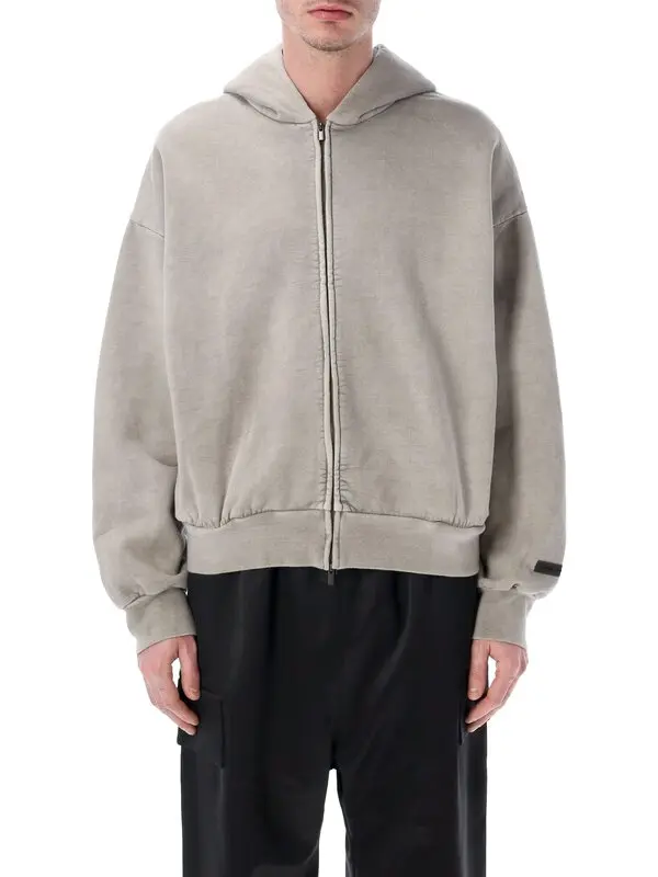 Fear Of God Classic Full Zip Hoodie - Smoke Grey