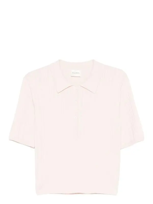 Closed Cotton Polo Shirt - Pink