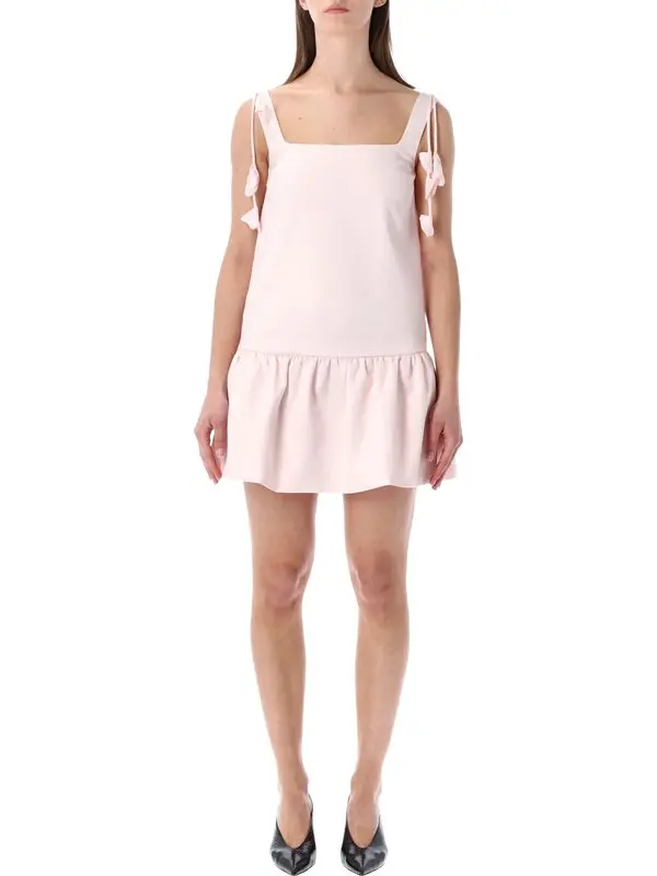 SELF-PORTRAIT Taffeta Mini Dress - Pink
