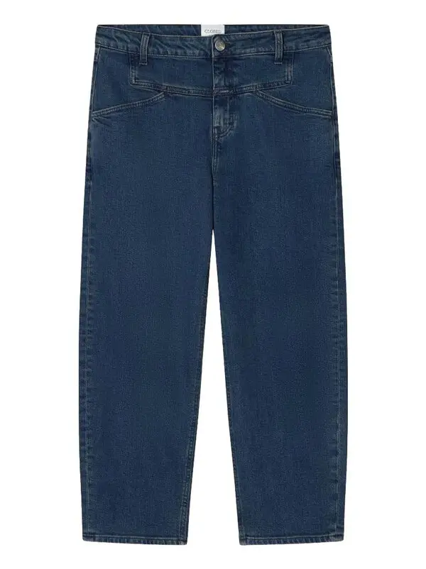 Closed Cotton Denim Straight Leg Jeans - Blue