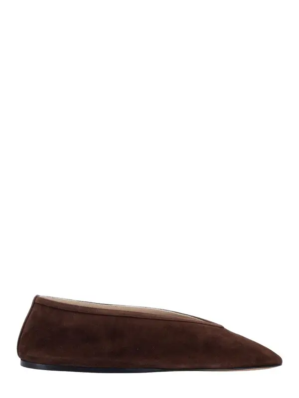 Le Monde Beryl Pointed Toe Ballerinas - Brown