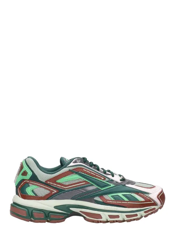 REEBOK Lace-up Sneakers - Grey+green