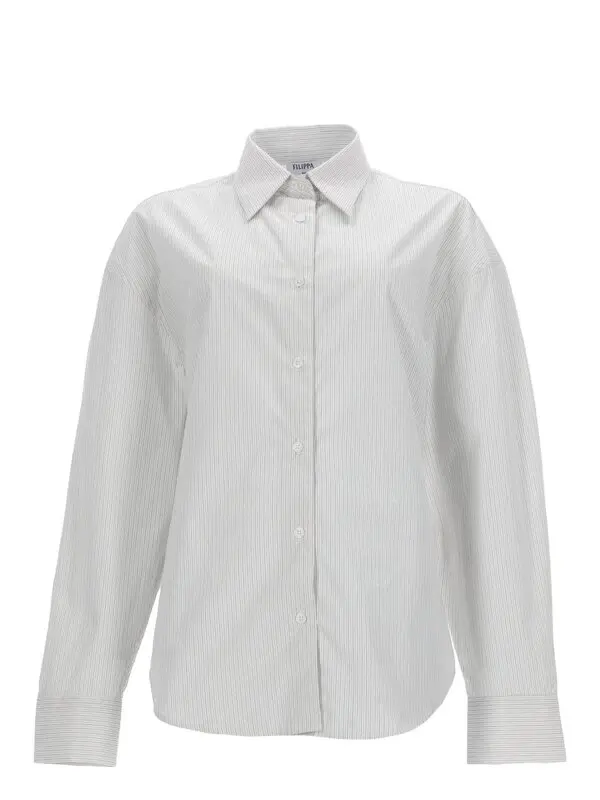 Filippa K Striped Shirt - White