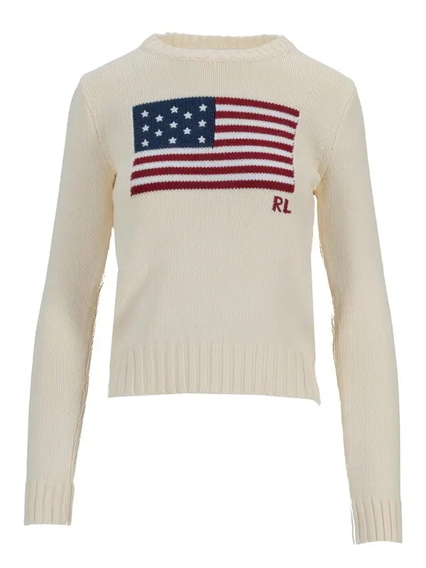 Ralph Lauren Long Sleeve Pullover - Natural