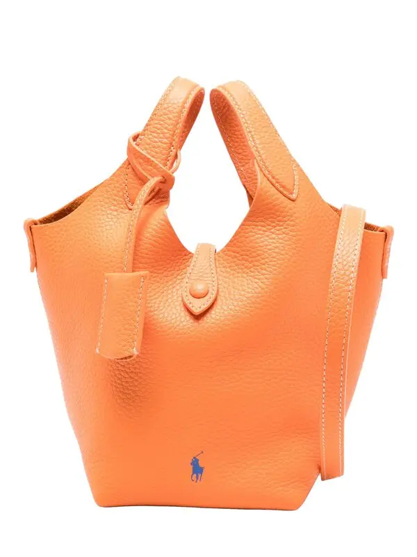 Ralph Lauren Leather Crossbody Bag - Orange