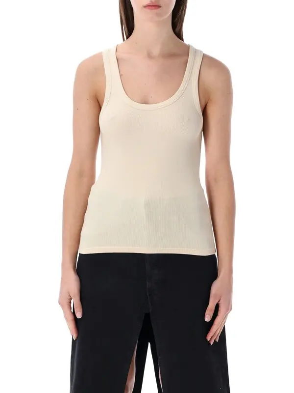 Colorful Standard Organic Rib Tank Top - Ivory White