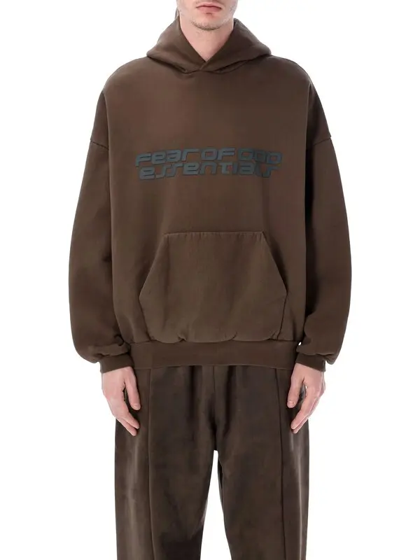Fear Of God Heavy Fleece 90s Hoodie - Brown