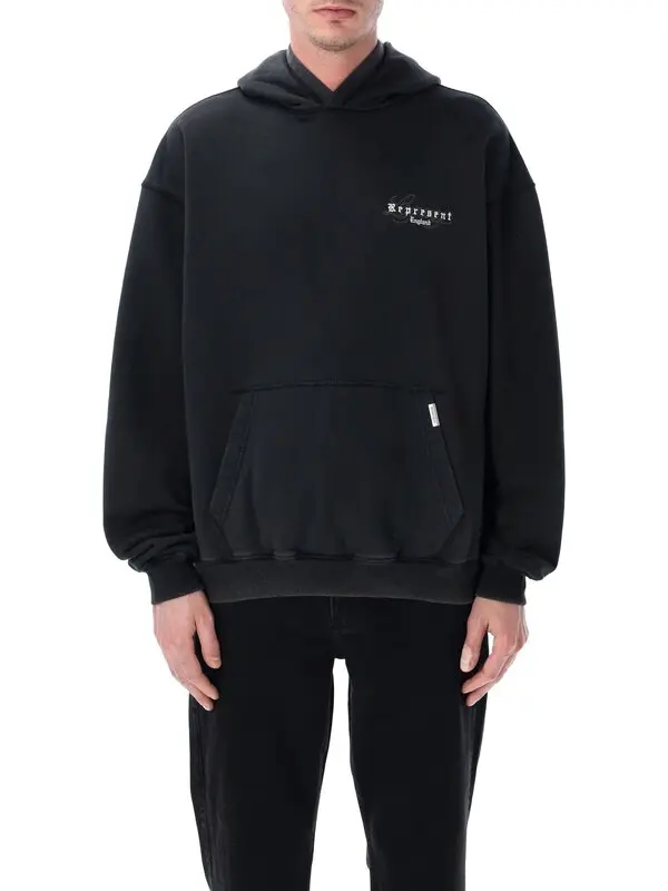 REPRESENT England Legacy Hoodie - Vintage Black