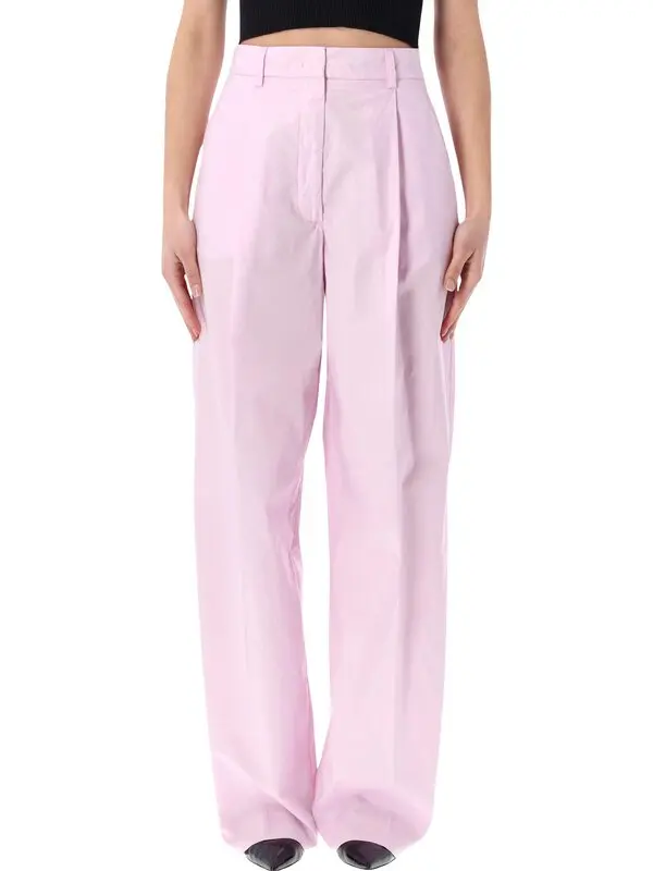THE LATEST Axel Straight Leg Trousers - Pink