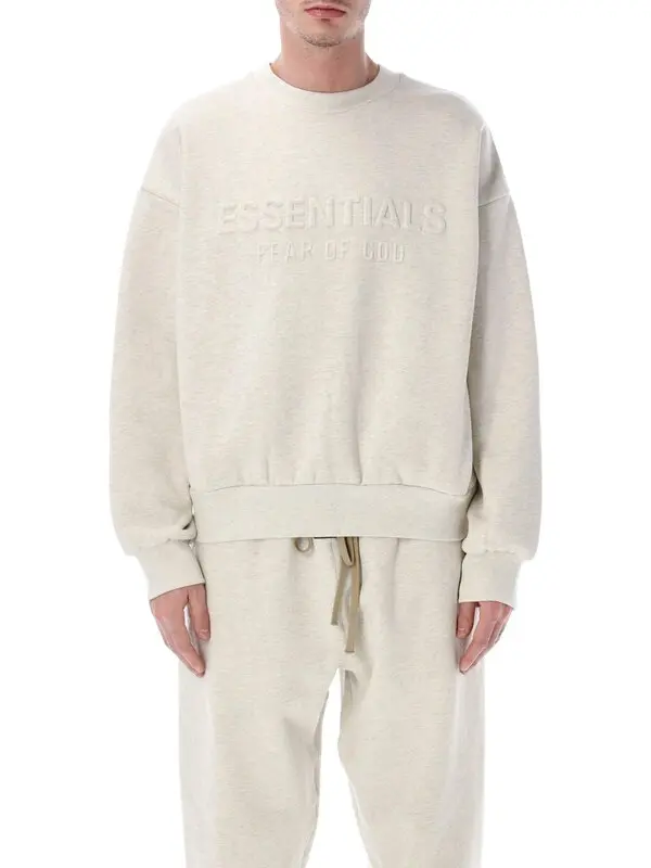 Fear Of God 90s Fit Crewneck Sweatshirt - Oatmeal Heather