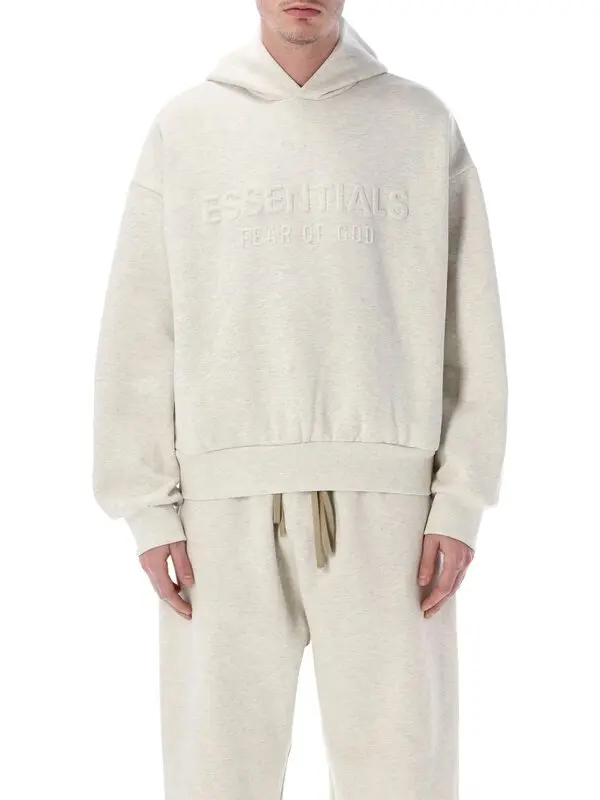 Fear Of God Embossed 90s Fit Hoodie - Oatmeal Heather