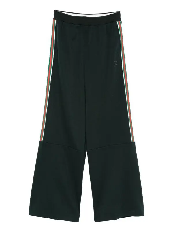 Gucci Web Detail Track Pants - Green