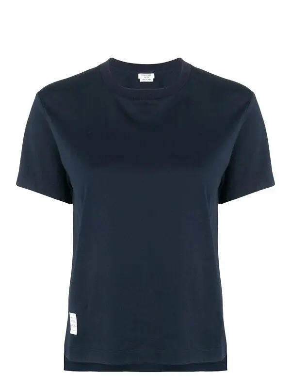 Thom Browne Relaxed Fit Short Sleeve T-shirt - Navy