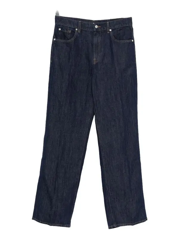 SEVEN Stovepipe Straight Denim Jeans - Blue