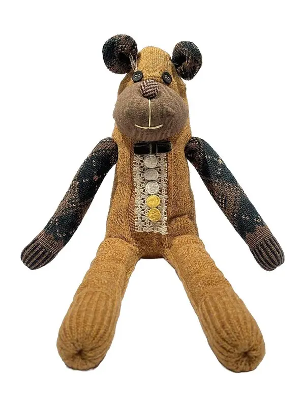 ANTIPAST Knitted Doll - Brown
