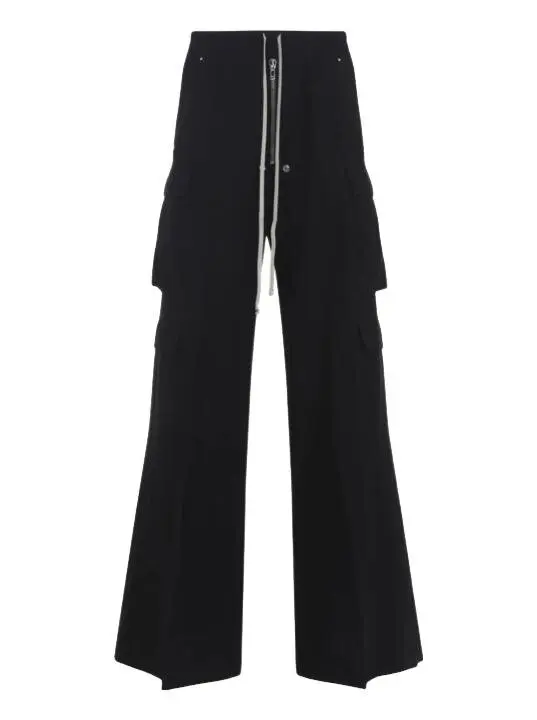 Rick Owens Double Cargo Jumbo Belas Pants - Black