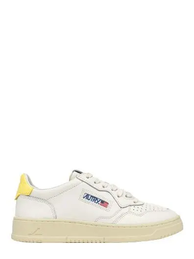 AUTRY Medalist Low Top Sneakers - Leat/leat Wht/lemom