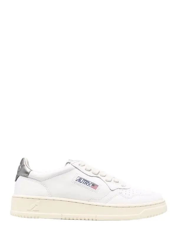 AUTRY Medalist Low Sneakers - Leat/leat Wht/silver