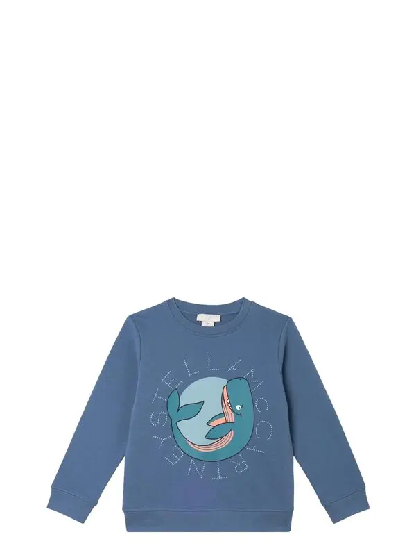 Stella McCartney Crewneck Sweatshirt With Logo - Multicolour