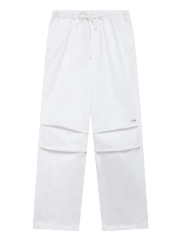 AUTRY Wide-leg Trousers - Nylon White