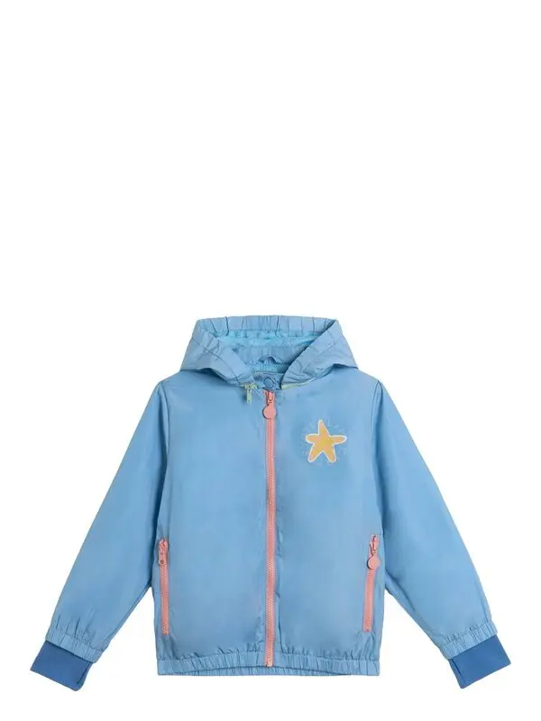 Stella McCartney Jacket With Logo - Azure