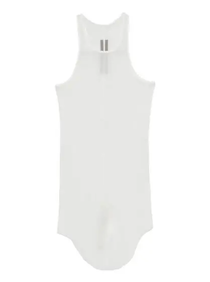 Rick Owens Basic Ribbed Tank - Milk