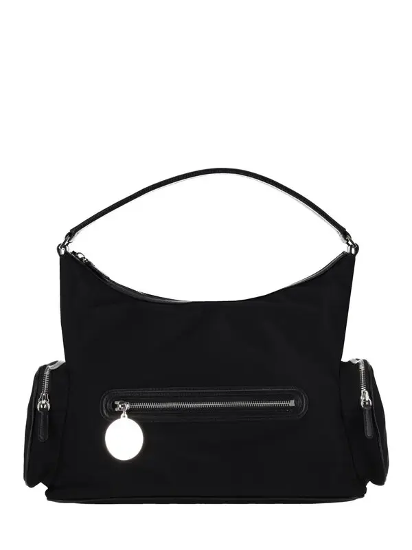 Stella McCartney Dartmoor Nylon Shoulder Bag Econyl - Ultra Black