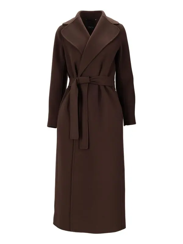 Max Mara Name Virgin Wool Coat - Cioccolato
