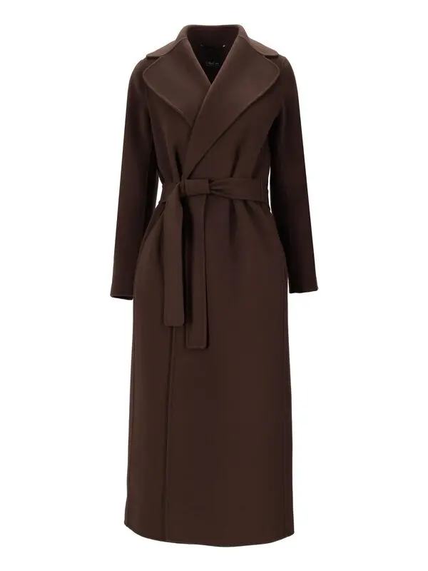 Max Mara Name Virgin Wool Coat - Cioccolato