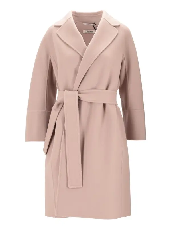 Max Mara Belted Coat - Beige Rosa