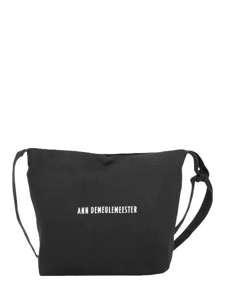 ANN DEMEULEMEESTER Small Shoulder Bag With Adjustable Strap - Black