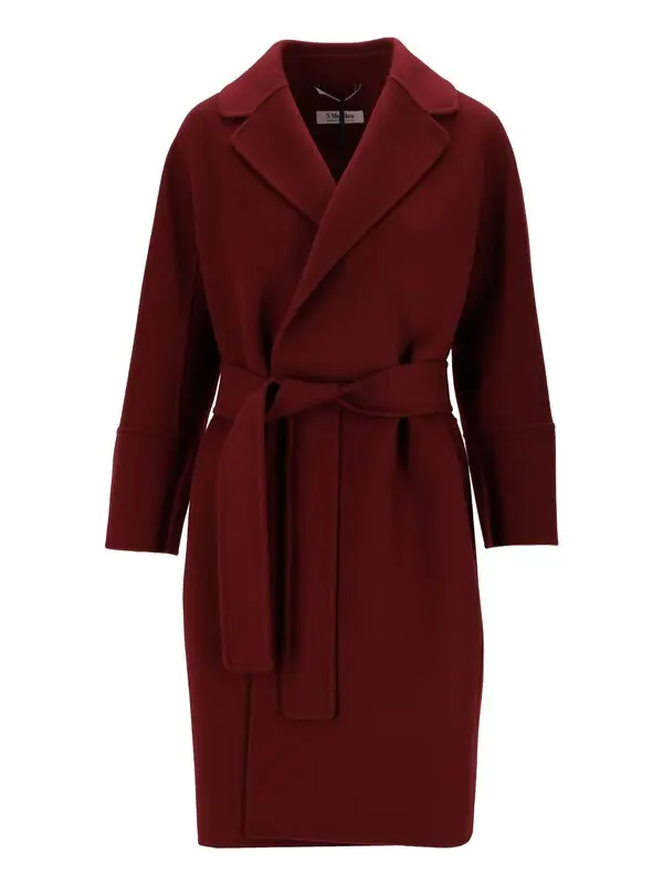 Max Mara Cappotto Tessuto Coat - Lampone