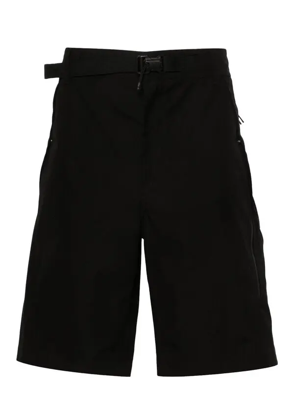 C.P. COMPANY Cargo Bermuda Shorts - Black