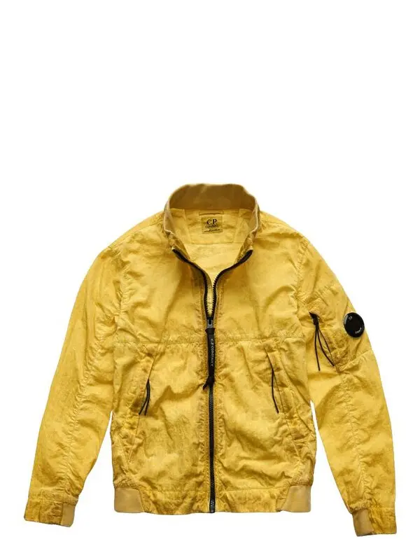 C.P. COMPANY Jacket With Logo - Yellow