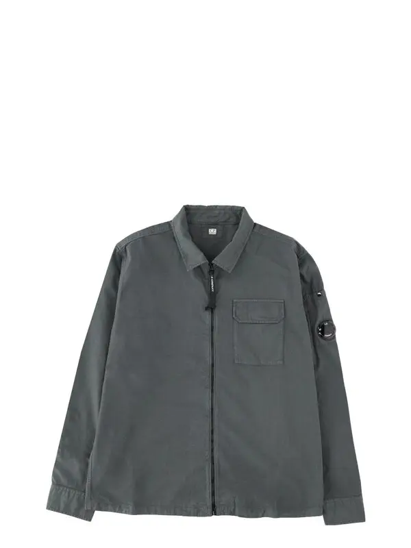 C.P. COMPANY Zippered Overshirt - Green