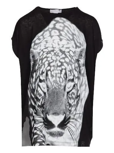 Stella McCartney Cloud Leopard T-shirt - Black