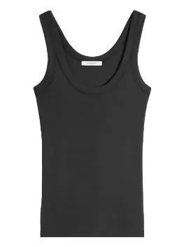 LEMAIRE Ribbed Tank Top - Squid Ink