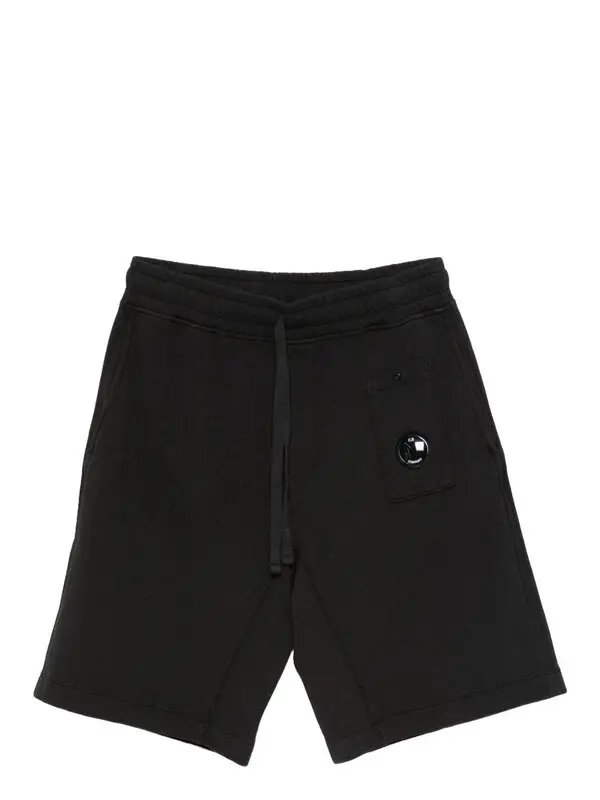 C.P. COMPANY Cotton Jogging Bermuda - Black