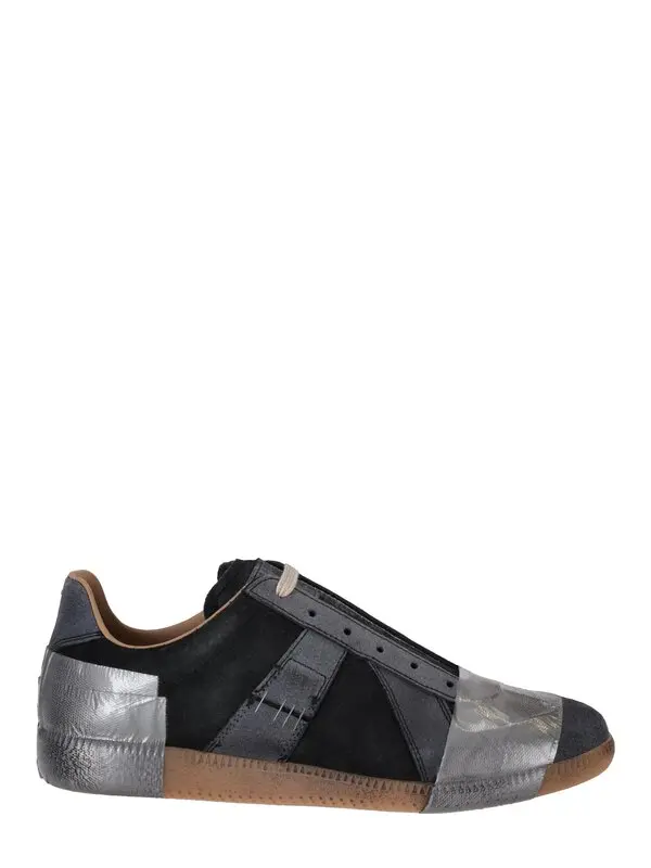 MAISON MARGIELA Low Top Sneakers - Black/silver