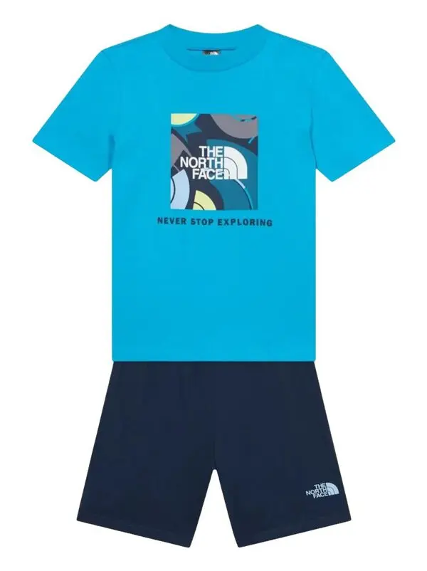 The North Face T-shirt And Bermuda Shorts Set - Multicolour
