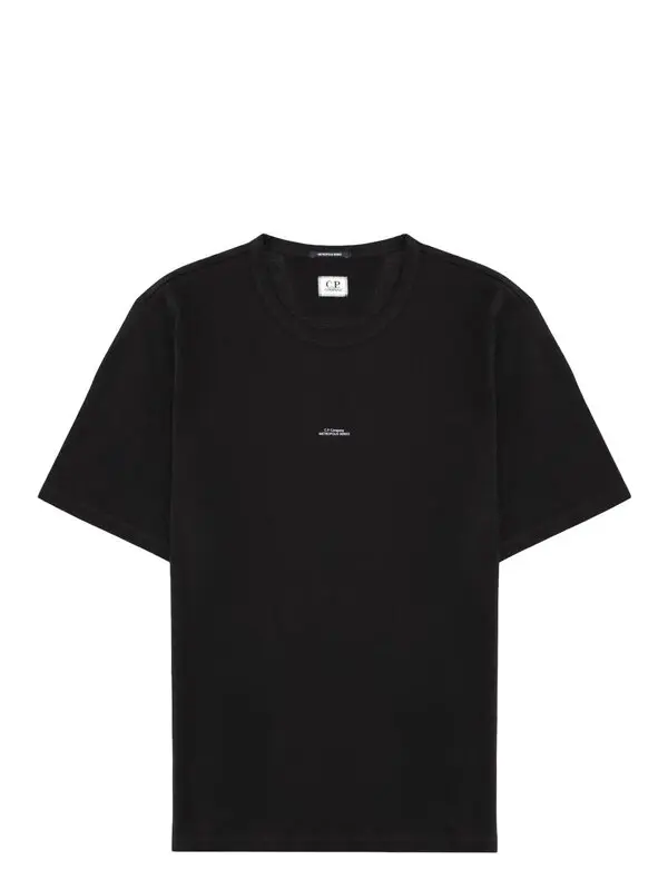 C.P. COMPANY T Shirt With Logo - Black