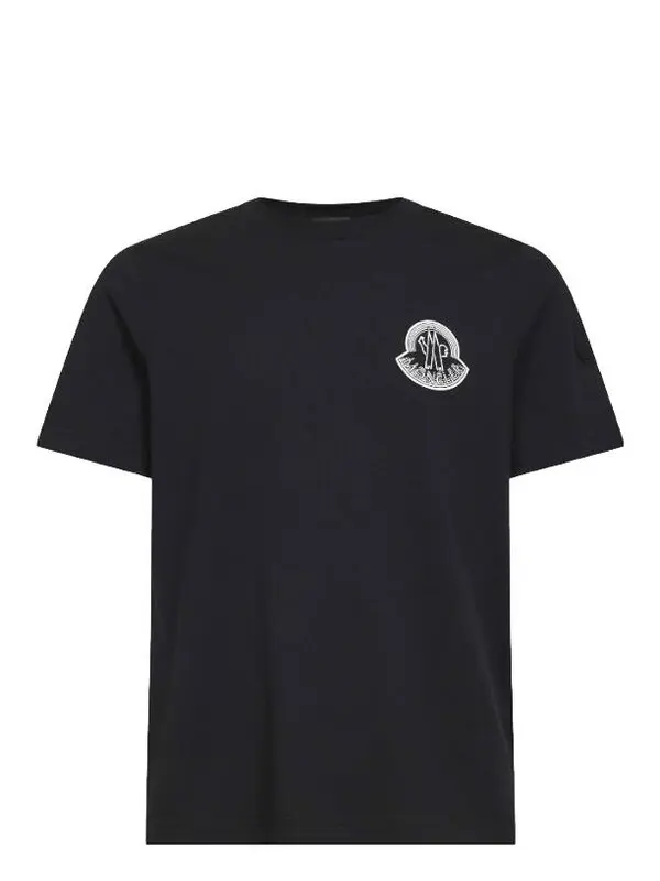 Moncler Ss T Shirt - Black