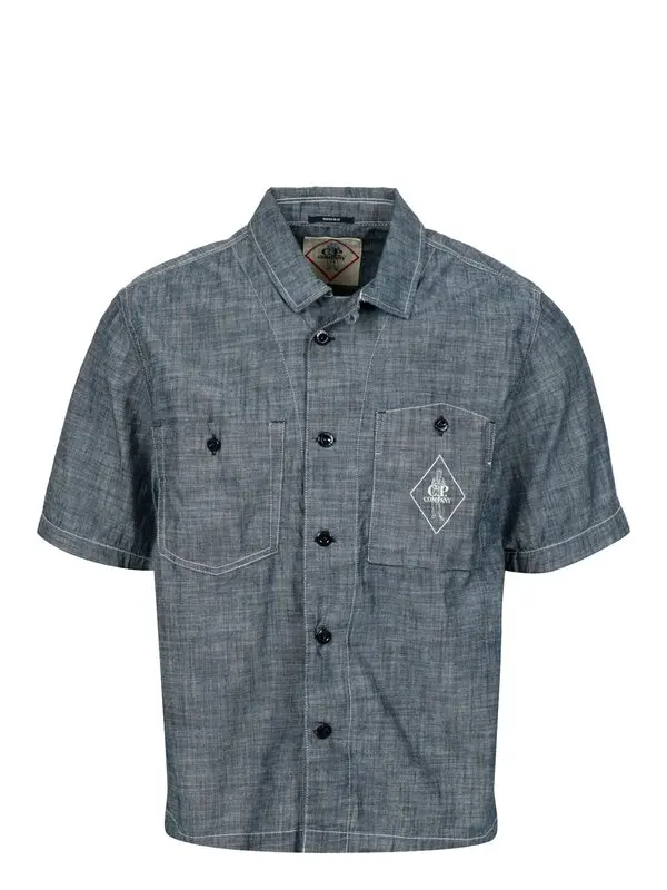 C.P. COMPANY Shirts - Denim Medio