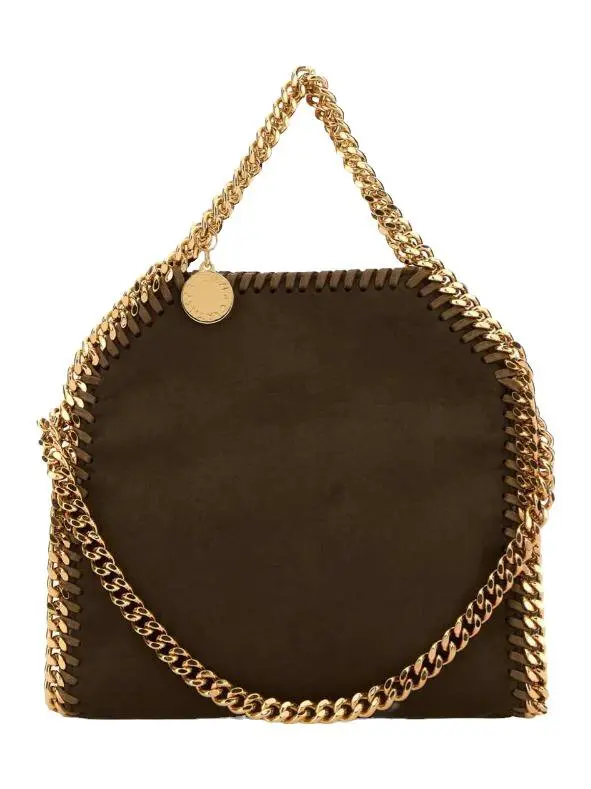 Stella McCartney Tiny Falabella Suede Bag - Moka