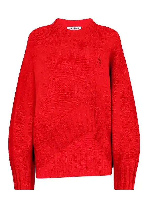 Attico Wool Cashmere Sweater - Red