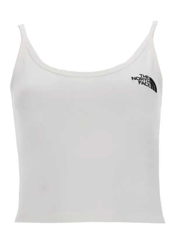 The North Face Slim Crop Top - White
